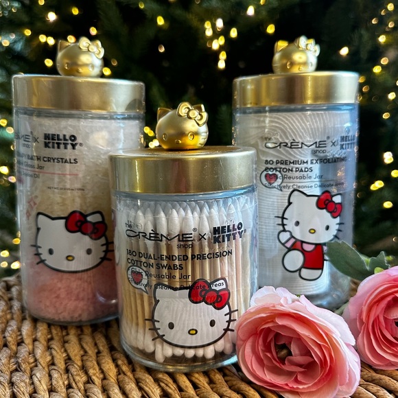 Hello Kitty | Bath & Body | Hello Kitty X Creme Shop Glass Jars ...
